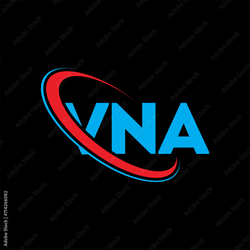 Vna Logo Vna Letter Vna Letter Logo Design Initials Vna Logo Linked