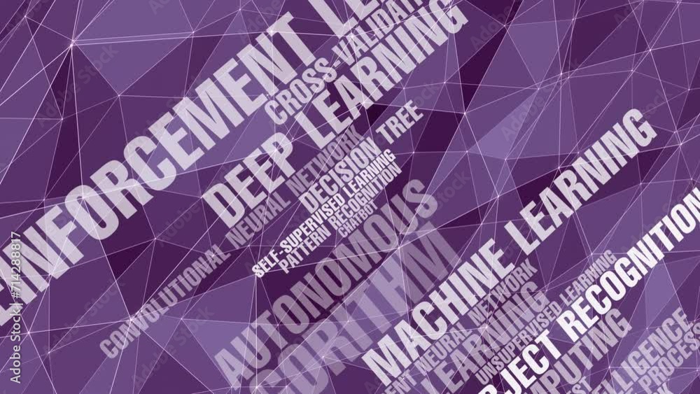 Ai and connected lines exploring world of artificial intelligence technology deep learning and ...