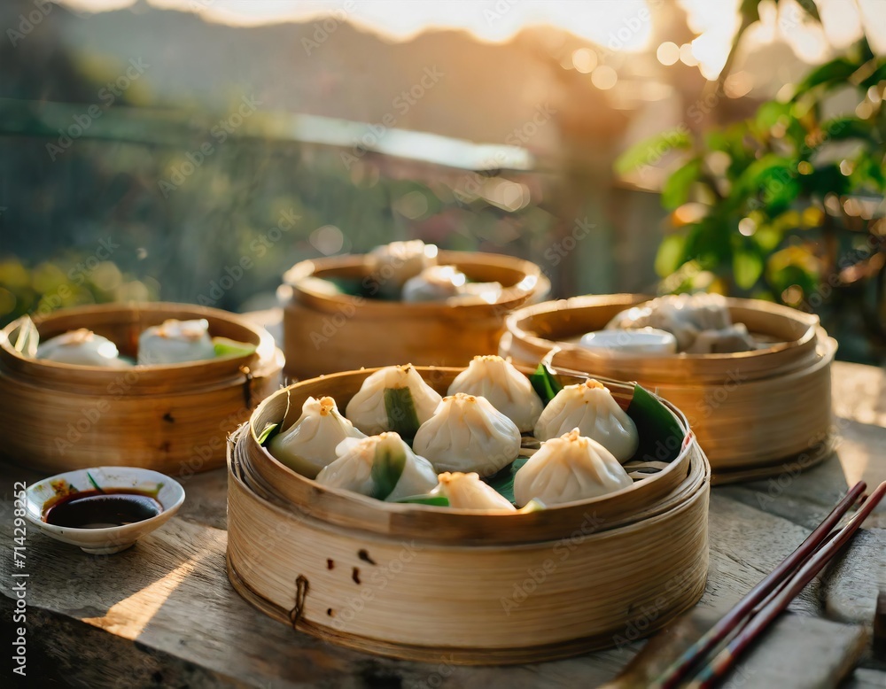 Dim Sum, a Chinese culinary treasure, features small, flavorful, and ...
