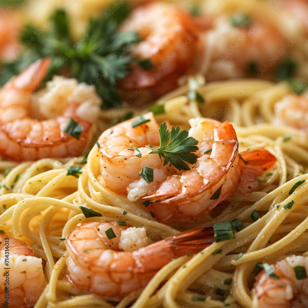 Nevada Shrimp Scampi Pasta - Succulent shrimp in zesty garlic butter ...