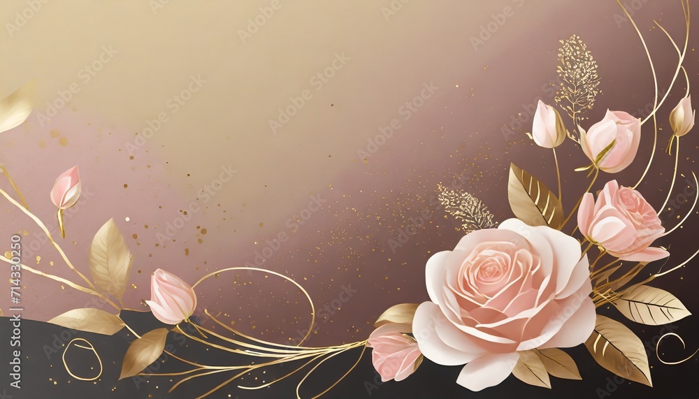 rose gold background illustration Stock Illustration | Adobe Stock