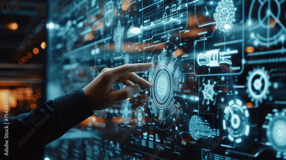 automation, and cutting-edge technology, reflecting the core elements ...