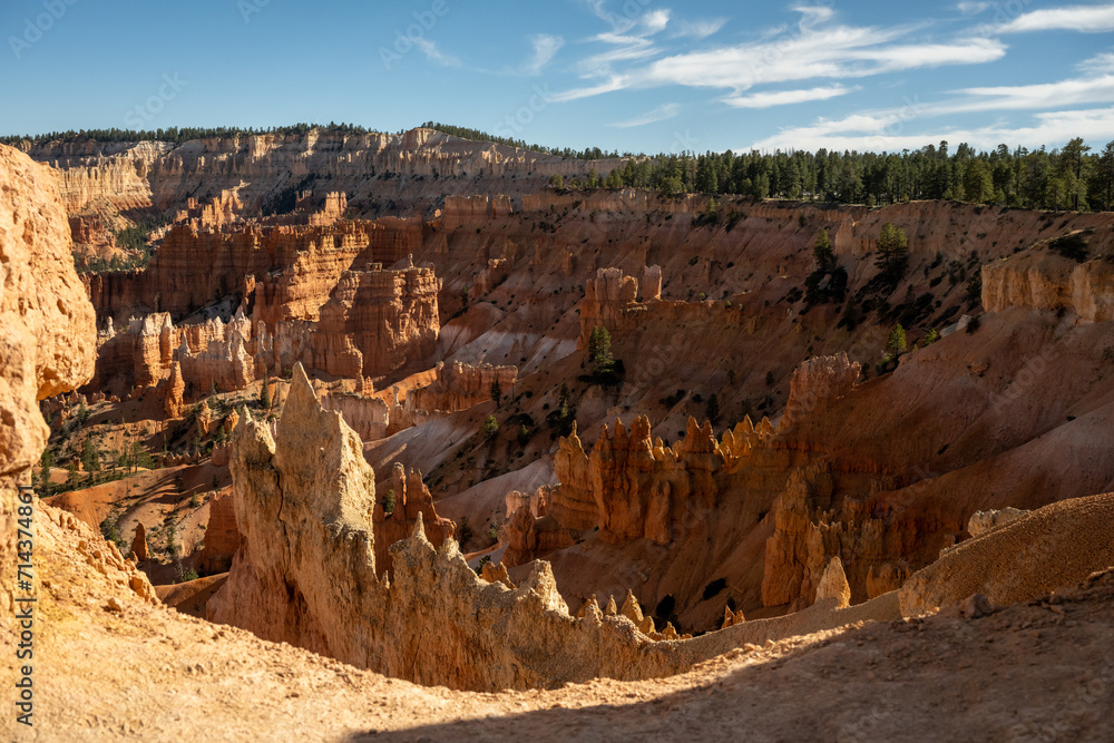 Arms of Bryce Amphitheatre Zig Zag Across Canyon Stock Photo | Adobe Stock