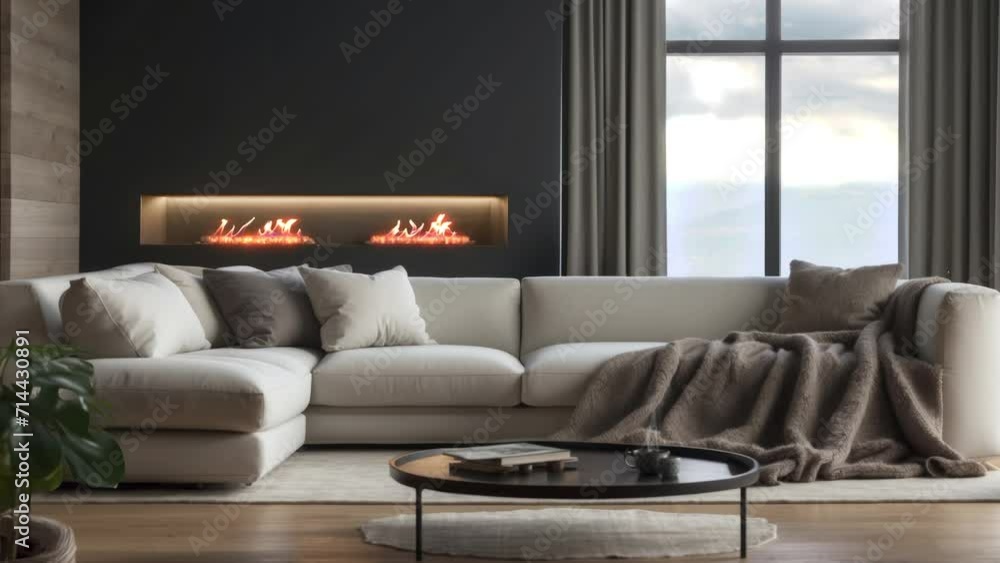 luxury living room, animation virtual backgrounds, stream overlay loop ...