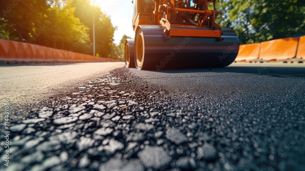 Asphalt road roller with heavy vibration roller compactor press new hot ...