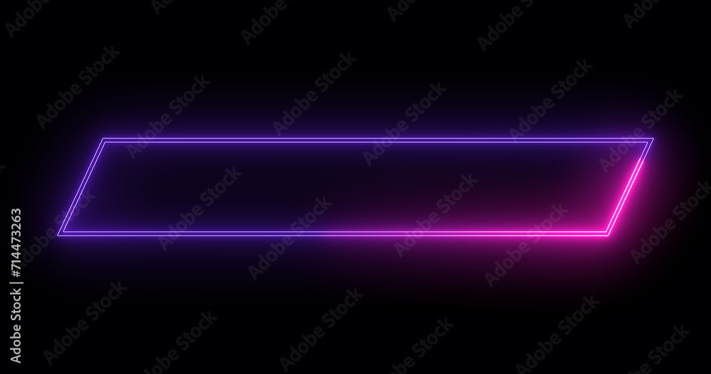 Cool-designed neon lower third in high resolution. Cool neon color ...