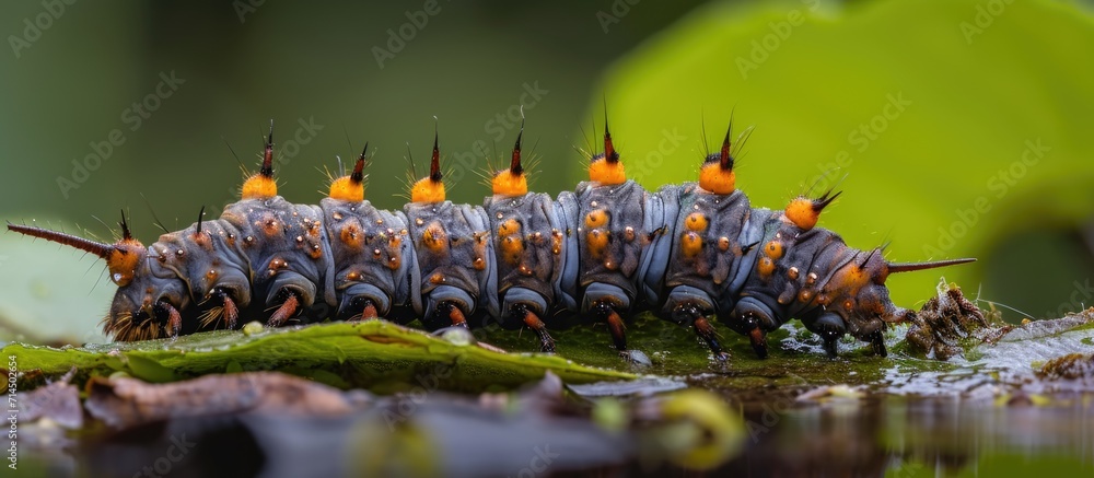 Estigmene acrea, commonly known as the Salt Marsh Caterpillar. Stock ...