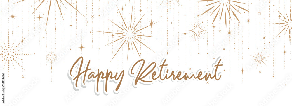 happy retirement card Stock Vector | Adobe Stock