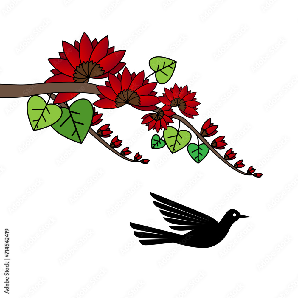 Vetor de Erabadu flower for Sinhala Tamil New Year, Traditional Sri ...