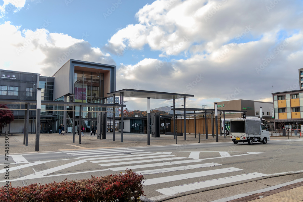 Takayama Station is served by the JR Central Takayama Main Line, and is ...