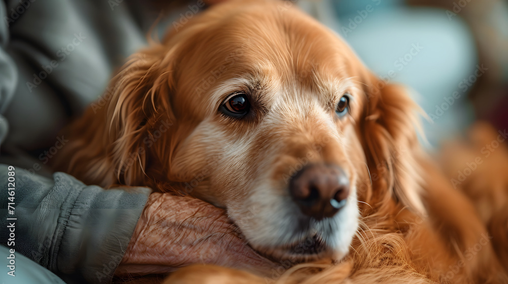 golden retriever dog, a heartwarming image of a Golden Retriever ...