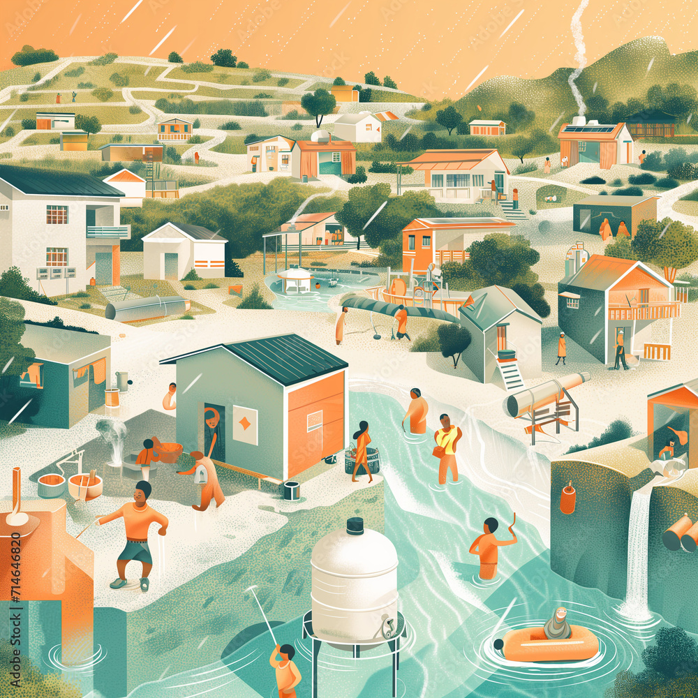 Innovative illustration showcasing technology's pivotal role in ...