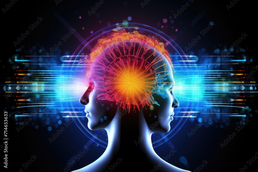 Neuronal network neurons brain Neurofeedback, synapses, neurosciences. Neuroprotection, neuro ...