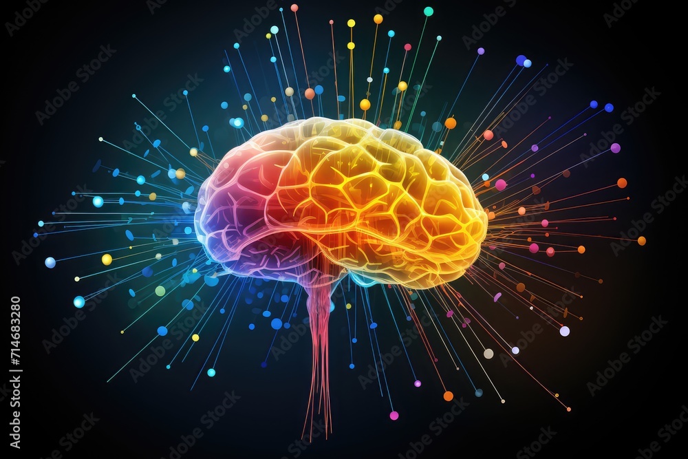 Colored Brain tumor oncology treatment tumor resection, radiation ...