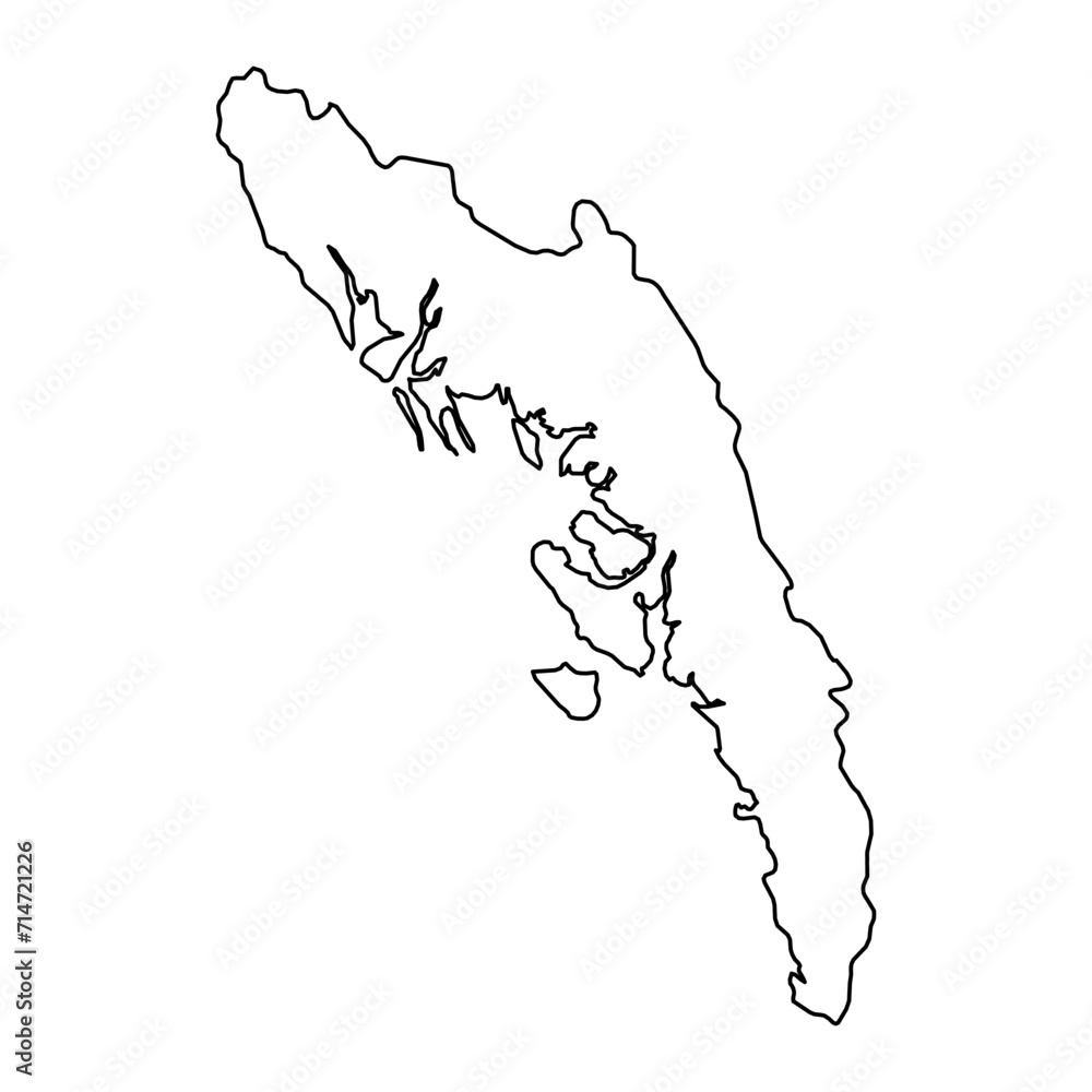 Rakhine state map, administrative division of Myanmar. Vector ...