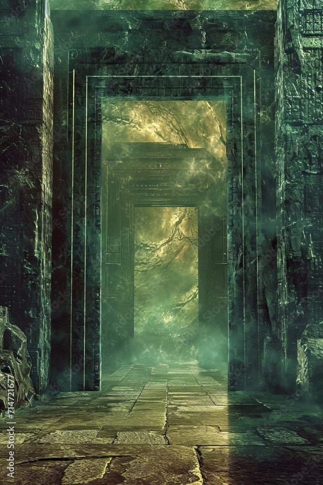 Fotografia do Stock: a portal to another world, 8th dimension portal ...