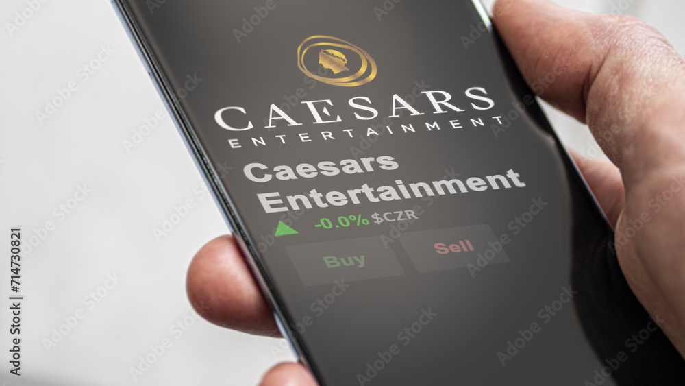 Foto de January 15th 2024 Reno, Nevada. The logo of Caesars ...