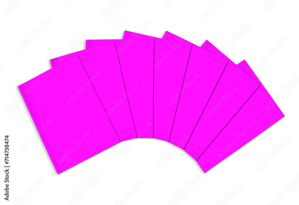 Magenta magazine blank template for presentation layouts and design ...