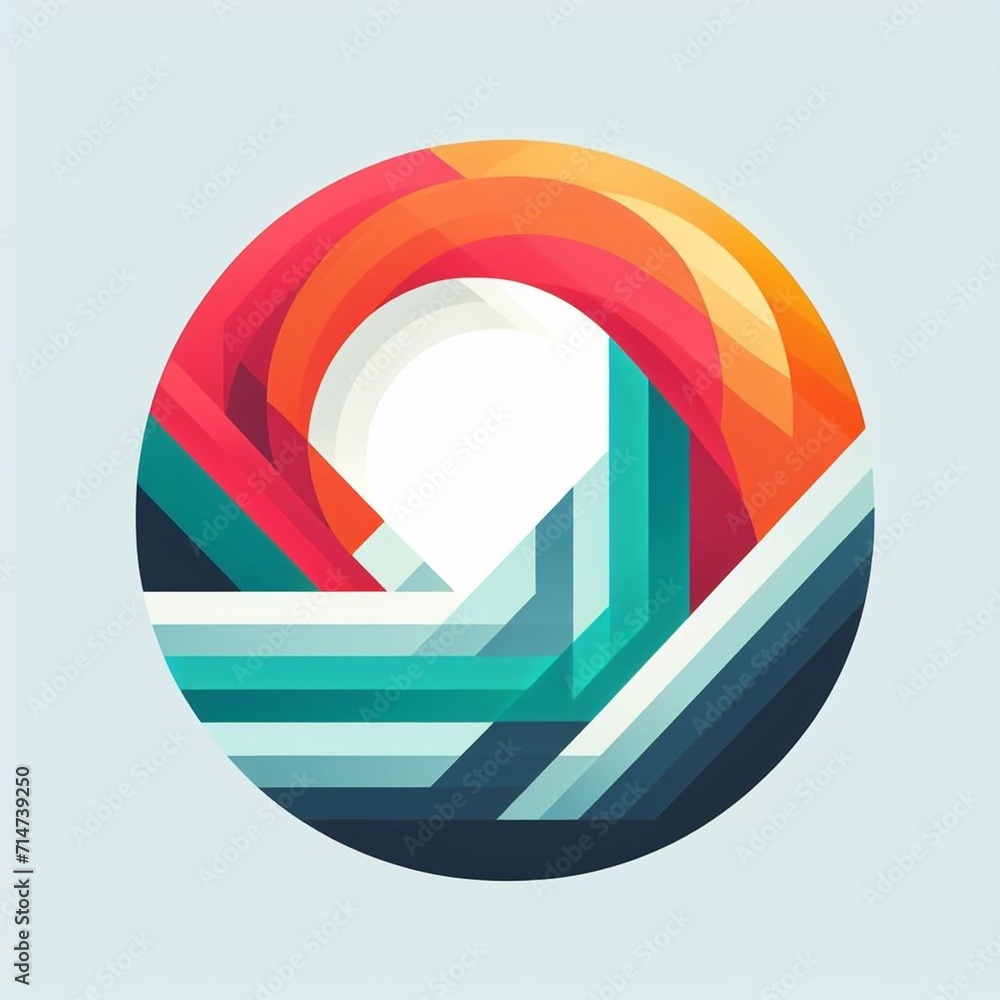 The logo embodies visual harmony and diversity in the form of an ...