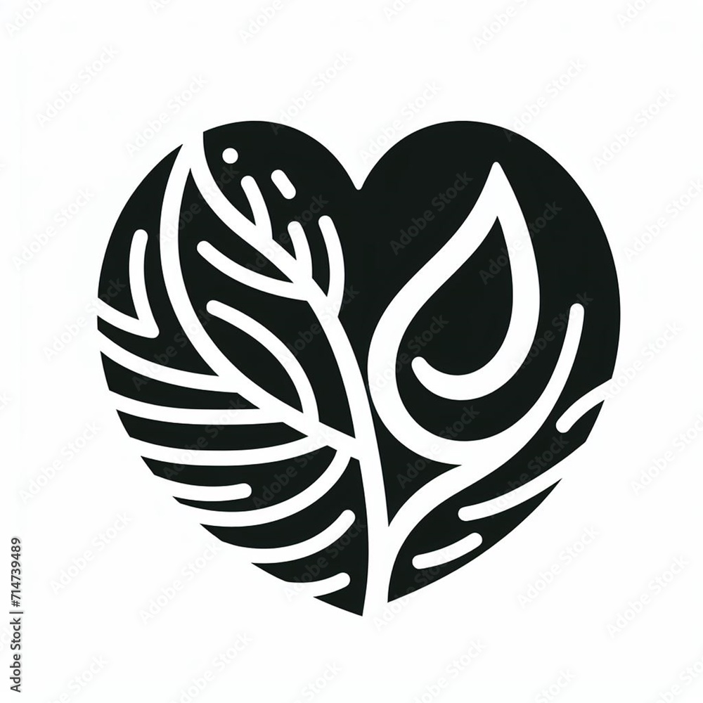 The logo, featuring nature within a heart shape, encapsulates the ...