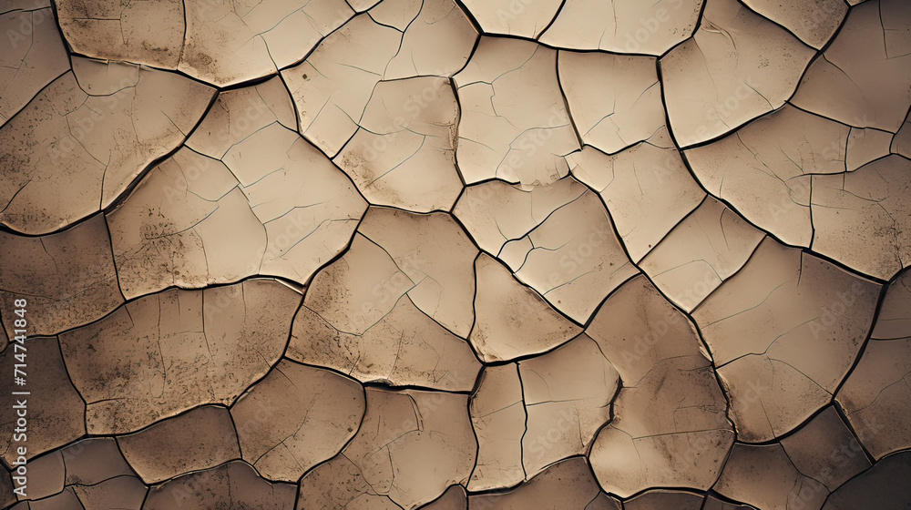 Crack background, the diversity of cracked surfaces, play of light and ...