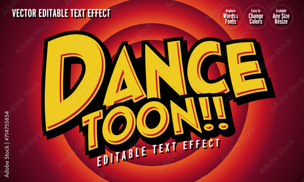 [Editable Text Effect] Retro title logo style like the opening of a ...