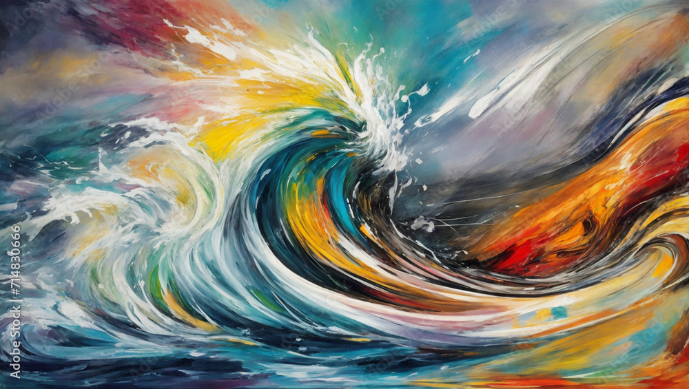 abstract expressionism, where the sea of emotions is captured in a ...