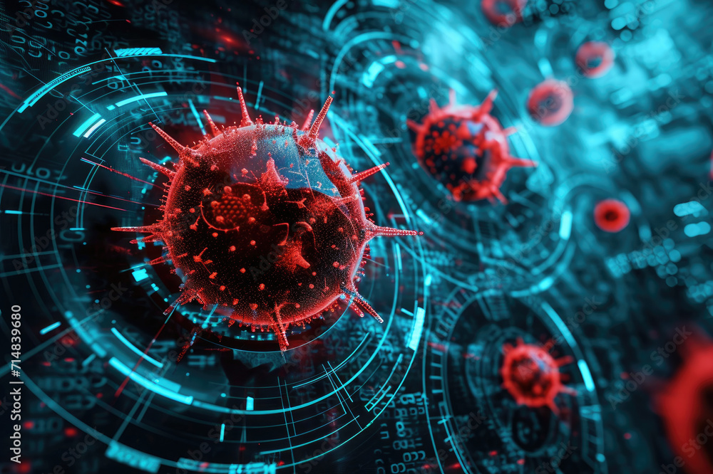 Visuals showing antivirus software detecting and neutralizing various ...