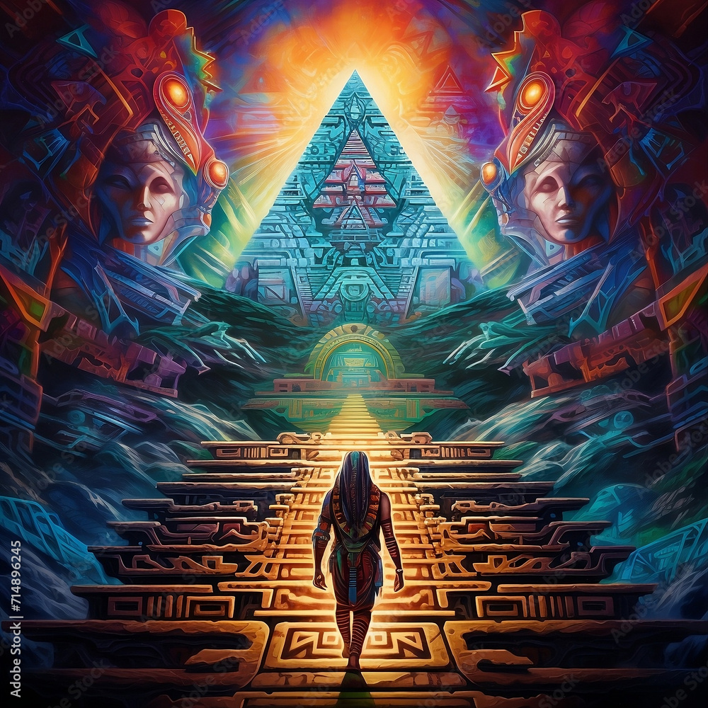 Fantasy Pyramide Kunst