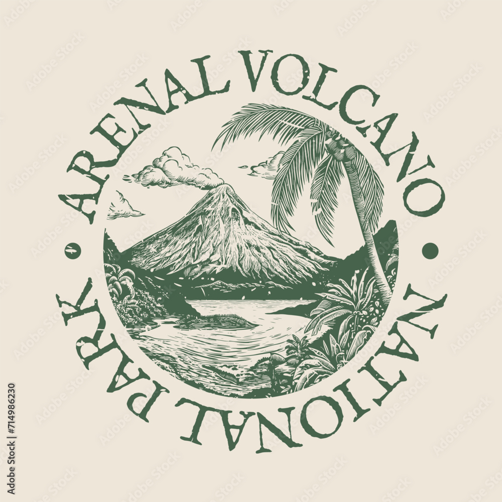 Arenal Volcano, Alajuela, El Castillo, La Fortuna, Costa Rica ...