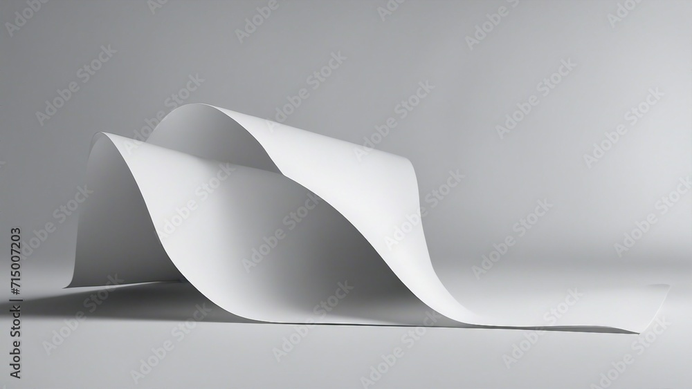 white paper background A realistic illustration of a white paper ...