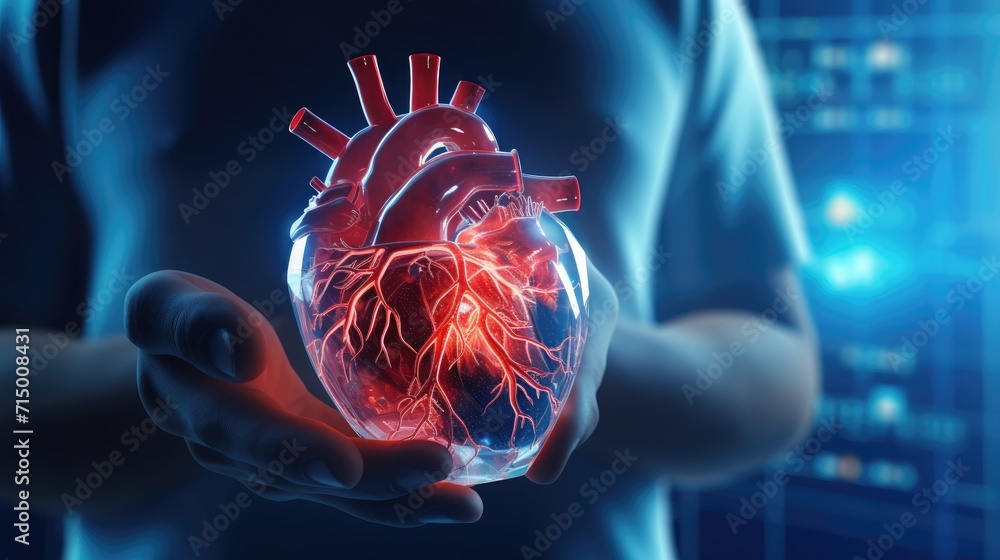 Transplantation human heart. 3D modeling in the field of internal organ ...