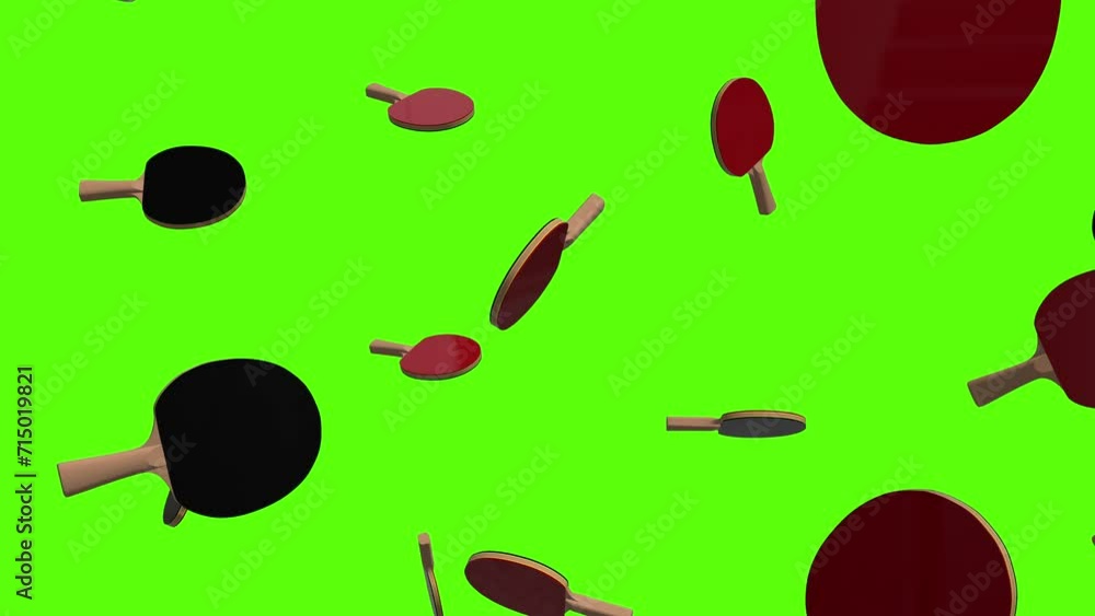 Ping pong paddles background. Falling wooden ping pong paddles over ...