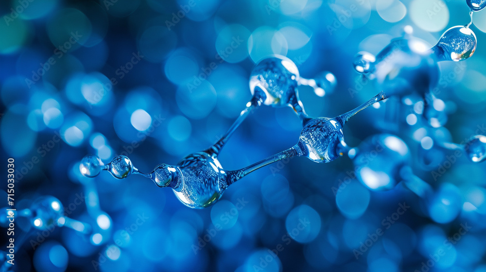 A high-resolution image of crystalline molecular structures, atoms and ...