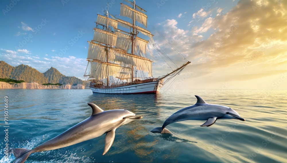 Artificial intelligence created the sky image together with the ...