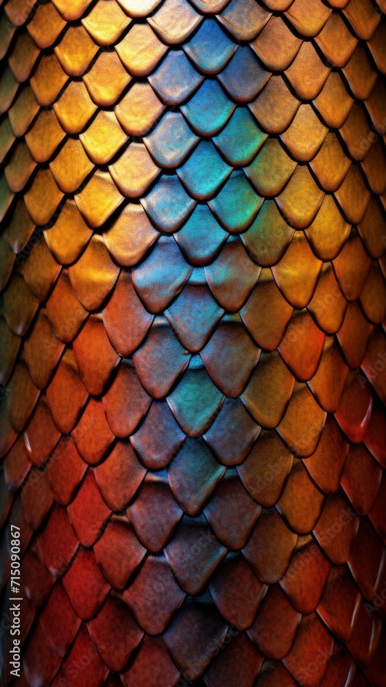 Colorful Snake skin textured background. Lizard, reptile scales ...