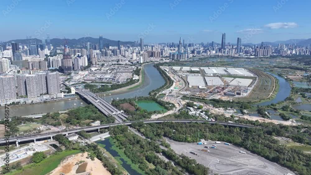 Lok Ma Chau Loop Hong Kong-Shenzhen Innovation and Technology Park and ...