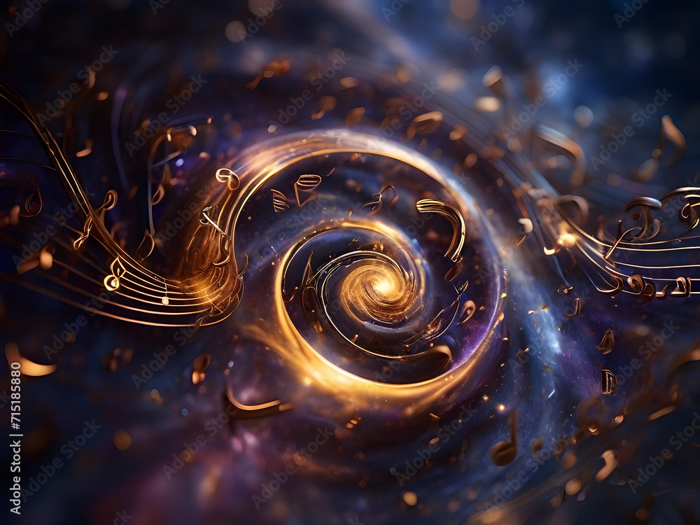 Unveil the cosmic harmony with a mesmerizing image capturing quantum ...