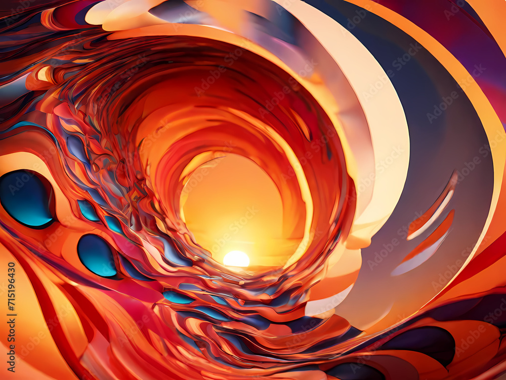 Craft visually striking abstract patterns for wallpapers, exploring the ...