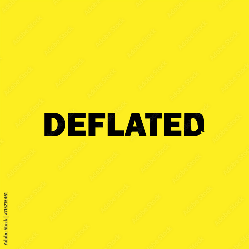 wordmark logo about deflated, deflated logo wordmark simple editable ...