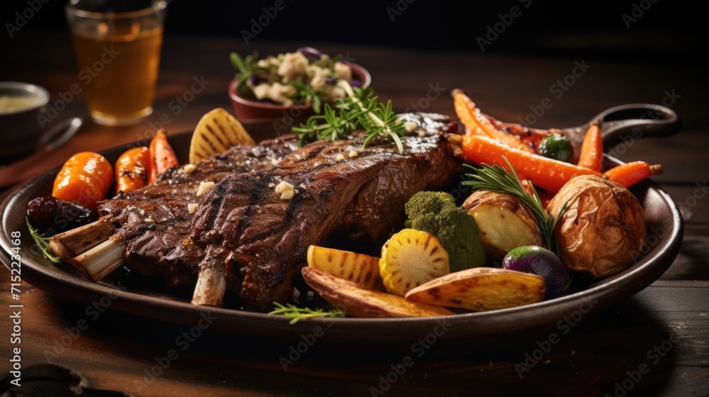 Get ready to savor the flavors in this enticing food shot, featuring a ...