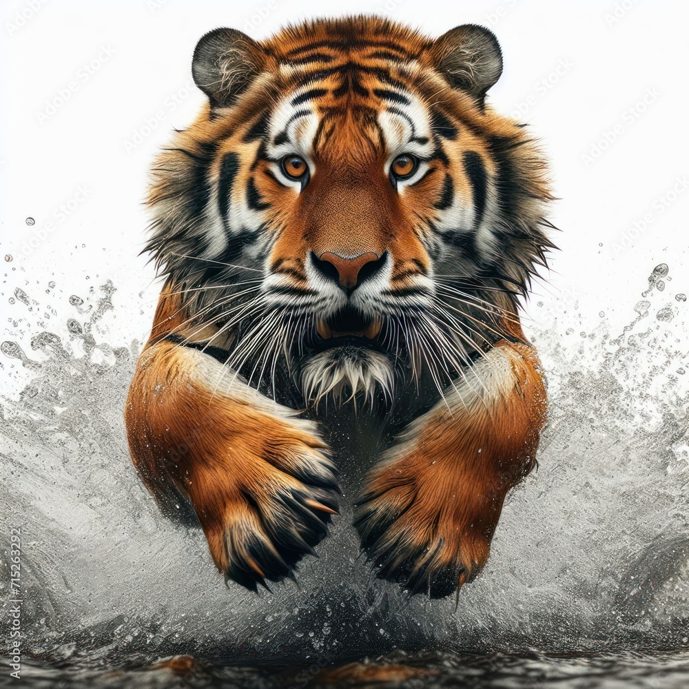 siberian tiger, Panthera tigris altaica, Tigre siberiano, feline ...