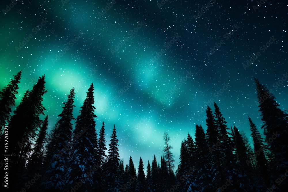 vibrant scientific and celestial origins of Northern Lights, embodying ...