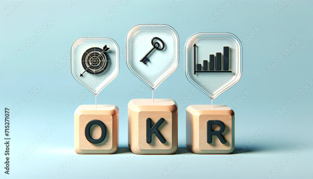 OKR Concept- Driving Business Performance and Growth. The OKR framework ...
