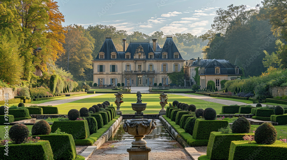 Immerse in the timeless allure of French châteaux with an image ...