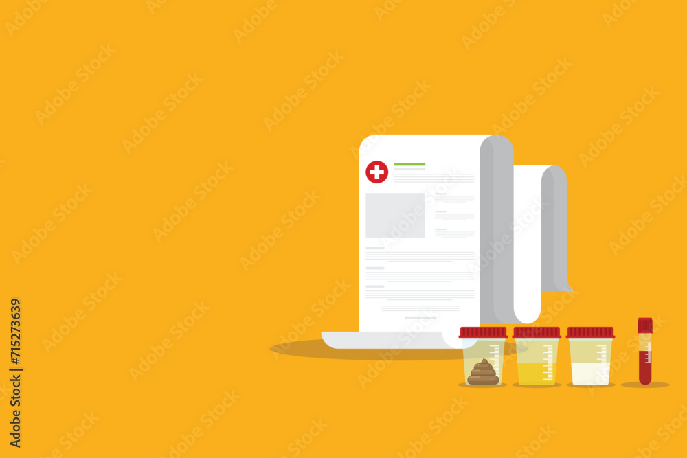 Urine, stool, sperm and blood analysis. Urine, stool, sperm and blood ...