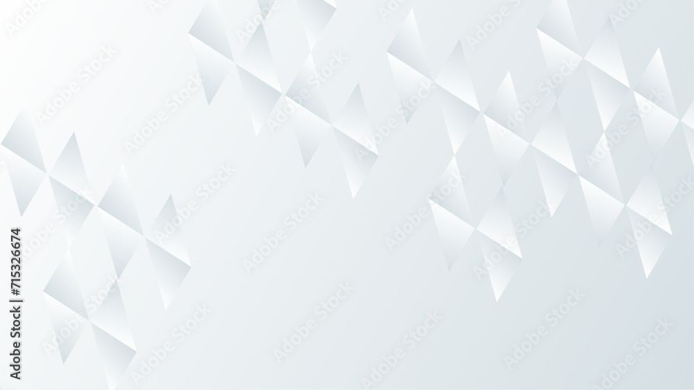 White vector abstract geometrical shape modern background. White vector ...