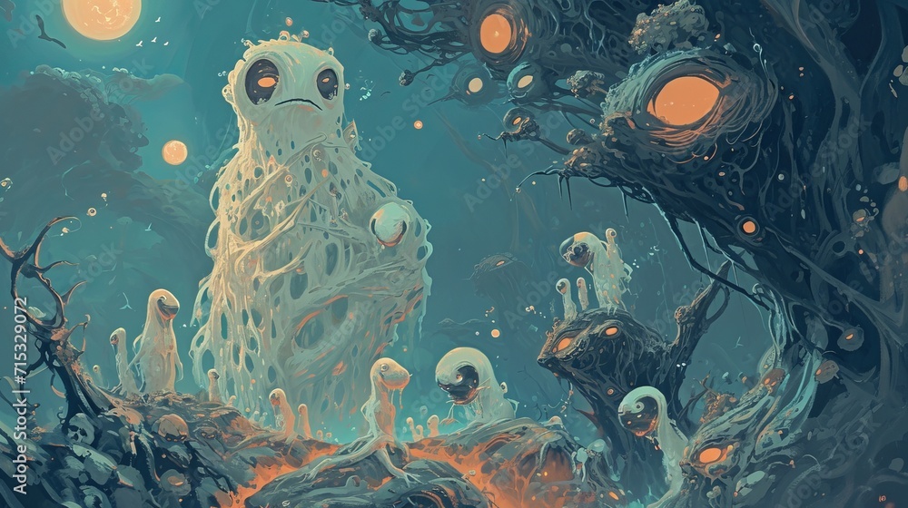 Phantom Nurturers: Ethereal Beings Protecting Vulnerable Creatures in a ...