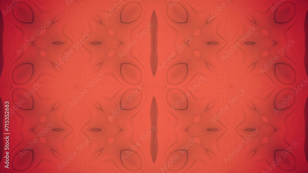 Bright and colorful seamless loop animation on a red background with ...