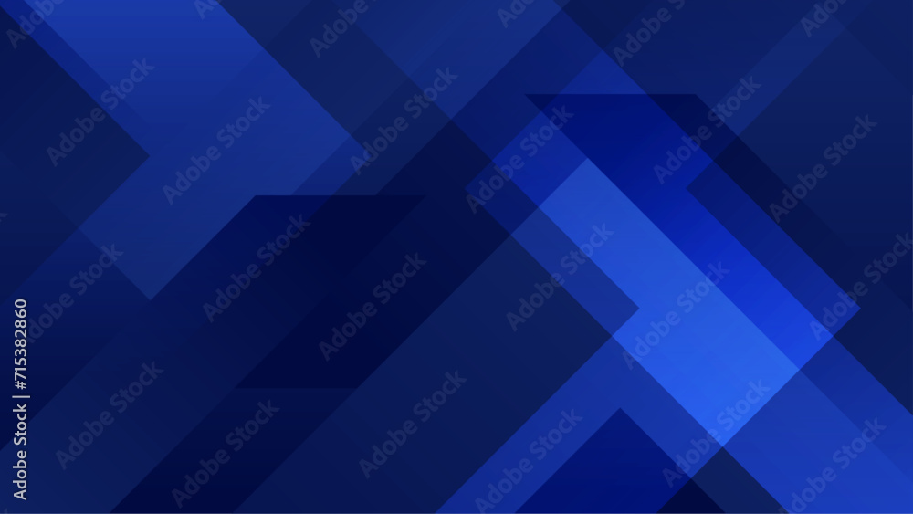 Blue vector abstract geometrical shape modern background. Blue ...